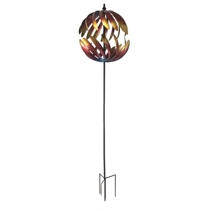 Metal Tri Colored Ball Spinner – Pandy's Garden Center